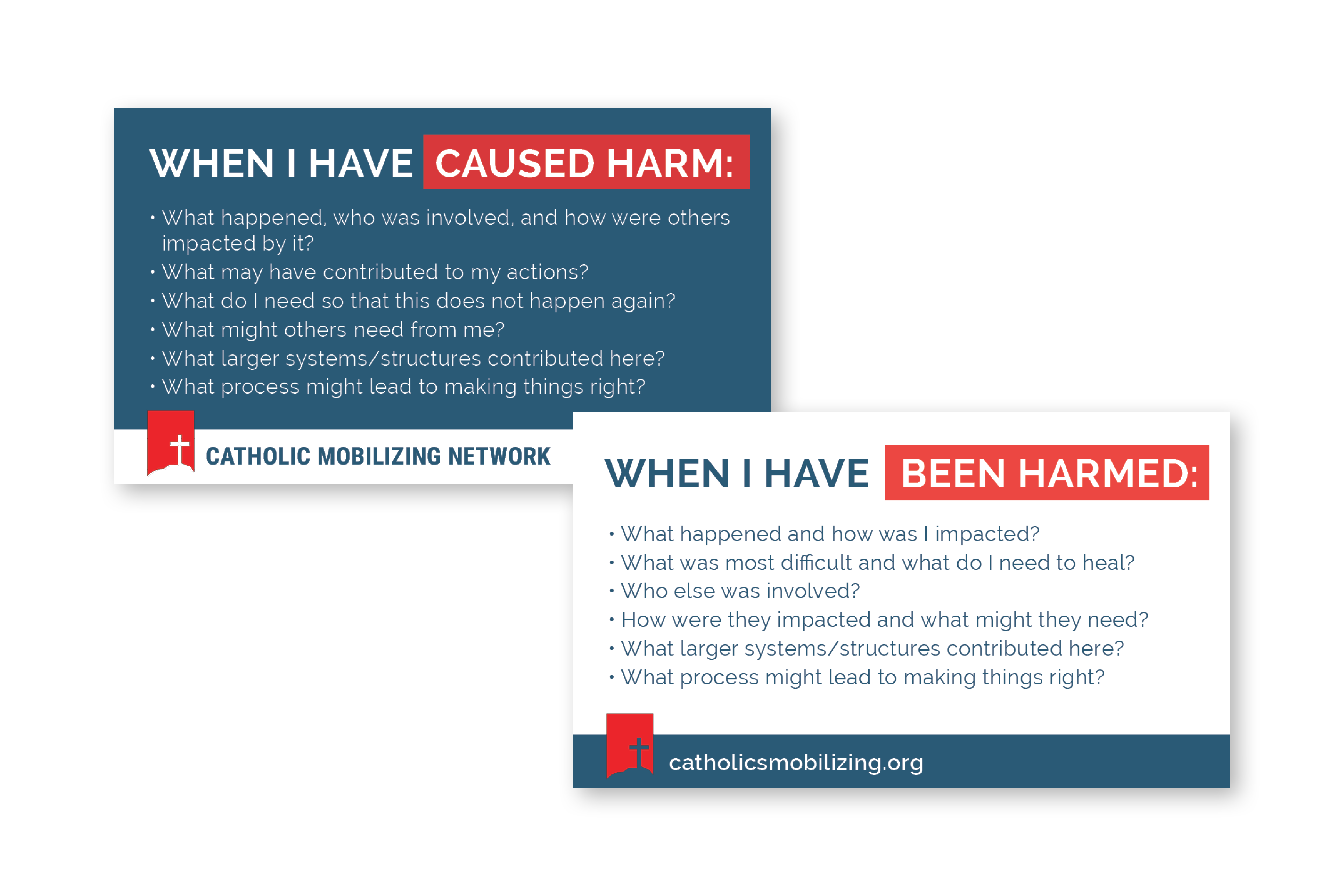 Restorative Questions Card [Printable] - Catholic Mobilizing Network